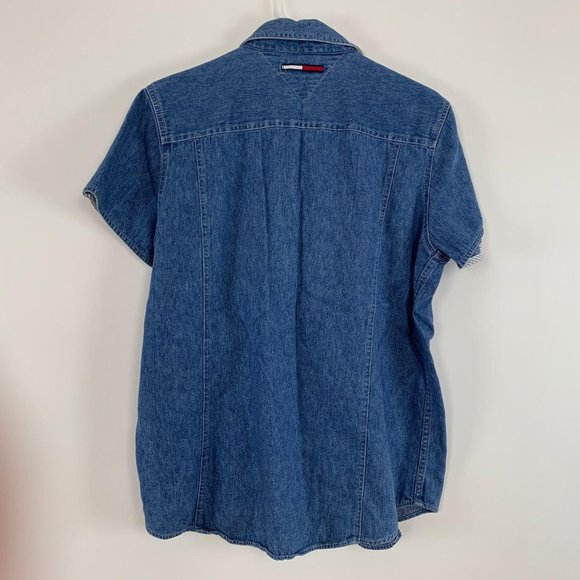 Tommy Hilfiger | Shirts & Tops | Tommy Hilfiger Jeans Girls Button Up ...